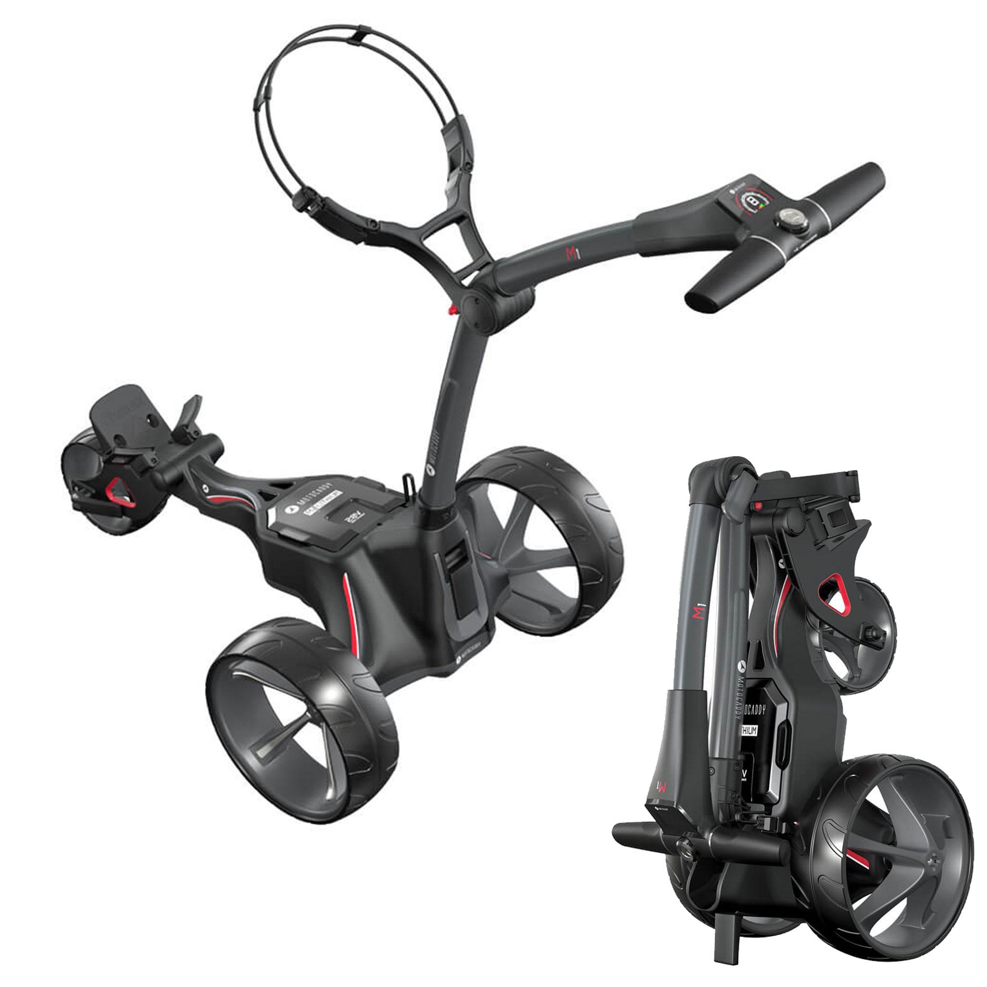 Motocaddy M1 Graphite Electric Golf Trolley 2022 - Ultra Lithium