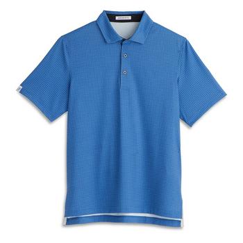 Ashworth Micro Dot Golf Polo - Cobalt | Golf Gear Direct