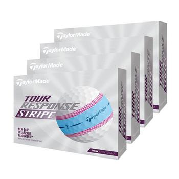 TaylorMade Tour Response Stripe White/Blue/Pink (4 FOR 3)